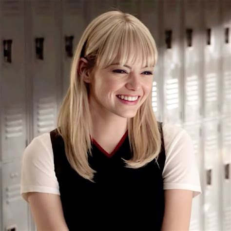 Marvel Icon ⇢ Gwen Stacy Emma Stone ♡ Spiderman Gwen Stacy Emma