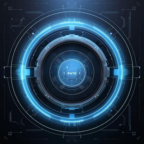 Premium Vector Techno Target Vision Cyberspace Tech Cyber Innovation Interface Virtual System