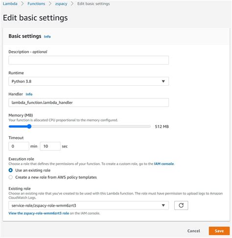 Quickstart Spacy On Aws Lambda Up And Running In 10 Minutes Towards Data Science