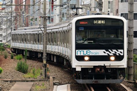 2nd train JR東209系Mue Train 総武本線試運転 202207 の写真 TopicPhotoID 58757