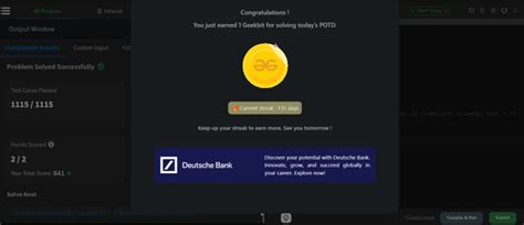 Pratham Israni On Linkedin Coding Leetcode Geeksforgeeks Programming Dailycoding Cpp