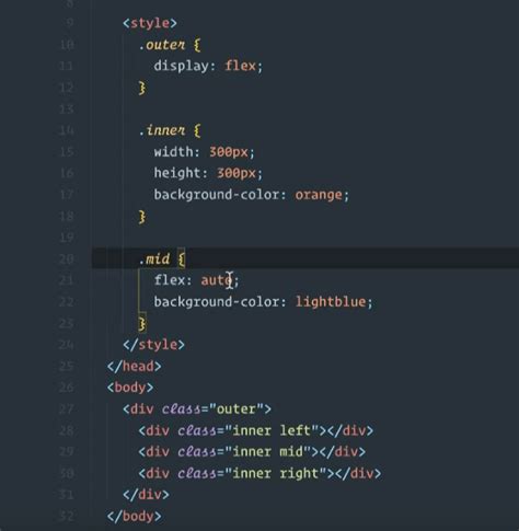 前端学习案例3 三栏布局之flexflex三栏 Csdn博客