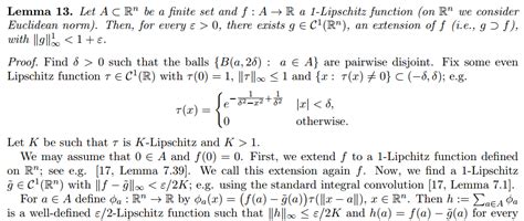 Functional Analysis Show A Function Is K Lipschitz Mathematics Stack Exchange