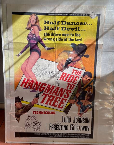 The Ride To Hangmans Tree 1967 Collectible Western Movie Poster W