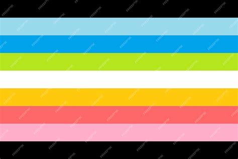 흰색 배경 Lgbt 권리 개념에 브러시로 칠해진 퀴어 프라이드 플래그 현대 프라이드 퍼레이드 포스터 벡터 그림 프리미엄 벡터