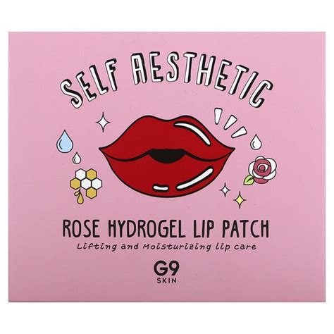 G9skin Self Aesthetic Rose Hydrogel Lip Patch 5 Patches 01 Oz 3 G