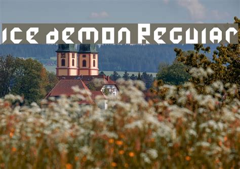 Ice Demon Regular Font FFonts Net