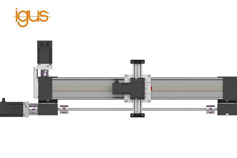 Igus Linear Robot 3 Axis Toothed Belt And Toothed Gantry Rack 500 X 500 X 100mm Black