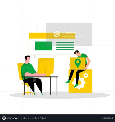 Best Web Development Team Working Together Illustration Download In Png And Vector Format