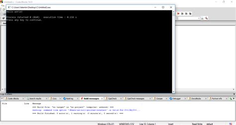 Résolu Probleme C Sur Codeblocks Page 1 Openclassrooms