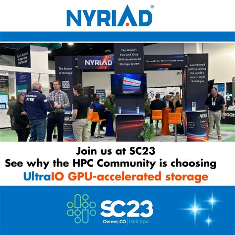 Nyriad On Linkedin Sc23 Hpc Ultraio Gpu Datastorage