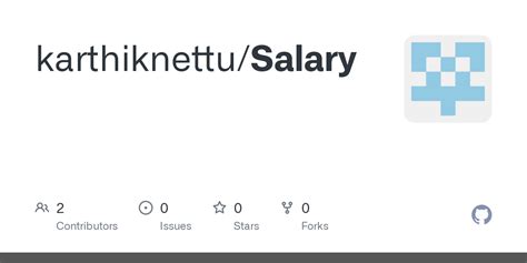 Github Karthiknettu Salary