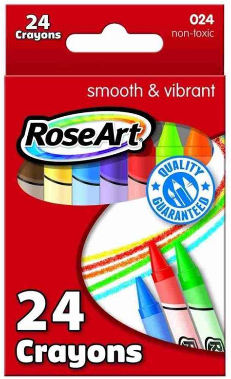 Rose Art Crayons 64