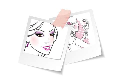 وکتور چهره دختر وکتور مو زن وکتور سالن آرایش و زیبایی01 ایران طرح