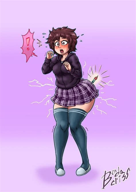 Rule 34 1girls Ass Expansion Bendacriss Bottom Heavy Dart Hoodie Messy Hair Short Skirt Skirt