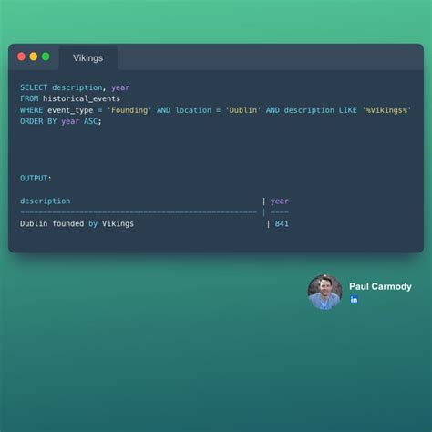 paul carmody on linkedin sql queryexecution datanalytics 25 comments