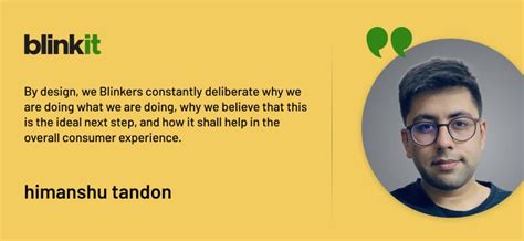 Blinkit On Linkedin Himanshu Tandon