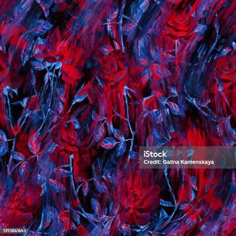 원활한 그런 지 꽃 왜곡 패턴 더러운 산성에 분해 된 꽃 봉오리가 질감을 씻었습니다 현대 식물 배경 흐린 변형 된 장미 인쇄 0명에 대한 스톡 벡터 아트 및 기타 이미지