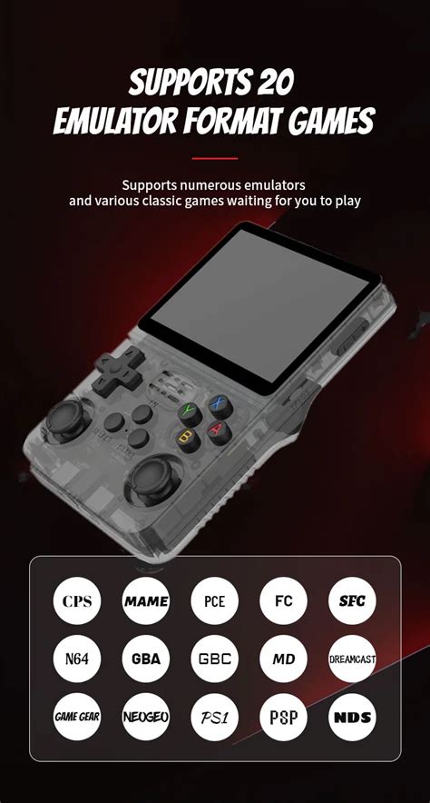 R S Retro Inch Ips Screen Handheld Game Console Open Source Linux System Gb Games