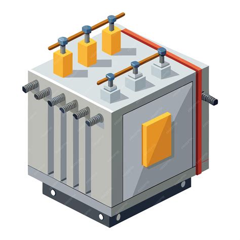 Electric Transformer Vector Design Highvoltage Power Equipment