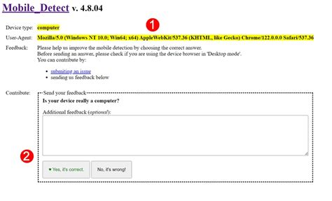 Demo Mobiledetect Php