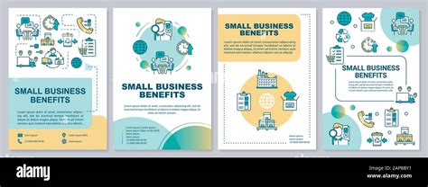 Small Business Benefits Brochure Template Entrepreneurship Flyer Booklet Leaflet Print