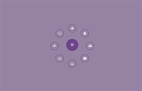 Build Circular Fly Out Navigation Menu With Css Transforms Codeconvey