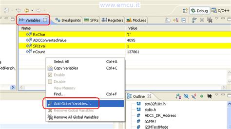 things to remember when developing a program for stm32 using stm32 library