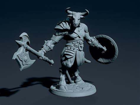 Minotaur B Stl 3d Model By Minishev On Thangs