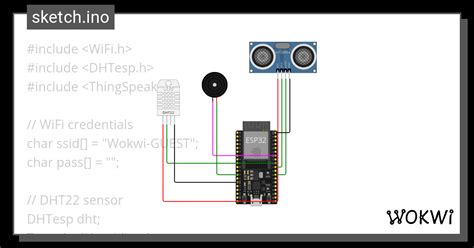 Day5 Dht Buzzer Things Speak Wokwi Esp32 Stm32 Arduino Simulator