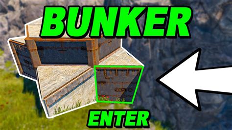 RUST BUNKER NO ENTRY SOLO BASE DESIGN YouTube