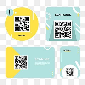 Qr Code Label Template Design Free Download