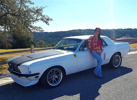 Mustang Girl Monday Lauren Tkacz And Sandy Stang Her 1968 Hardtop