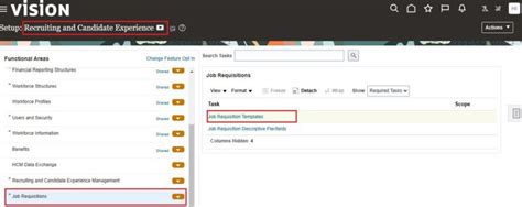 Creating Job Requisition In Orc Soais