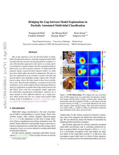 bridging the gap between model explanations in partially annotated