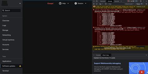 Packagekit Minified React Error 300 After Applying Updates · Issue 18972 · Cockpit Project
