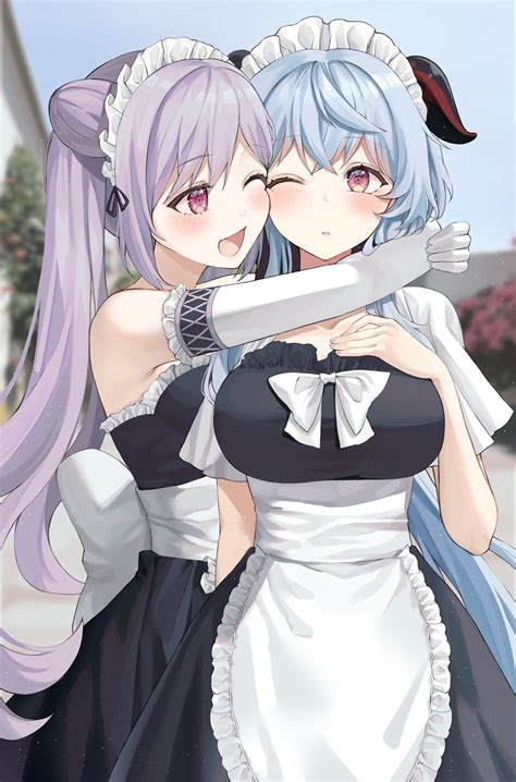 Keqing And Ganyu Genshin Impact Ranimemaids