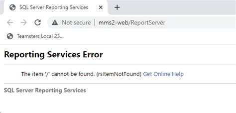 Solved Issue Accessing Ssrs Web Admin Portal And Reports Pages After