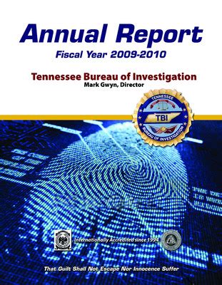 Tennessee Department Of Investigation Annual Report Tennessee Bureau
