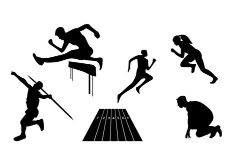 Track And Field Symbols