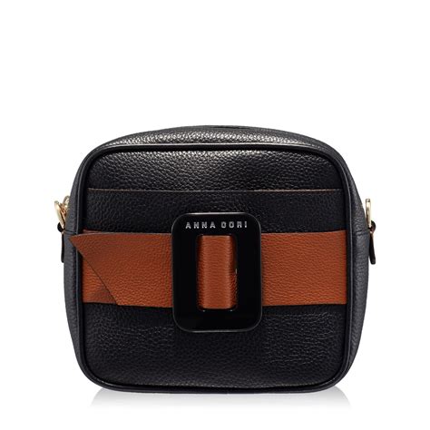 Sally Bott Negru Cuoio