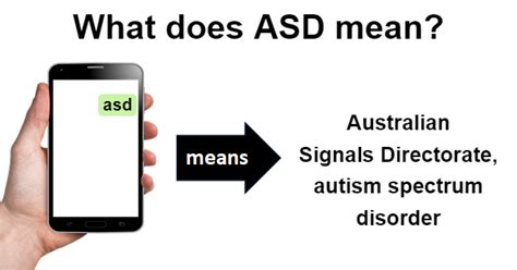 ASD What Does ASD Mean