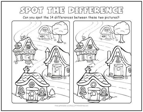 Pin On Free Printable Spot The Difference Puzzles