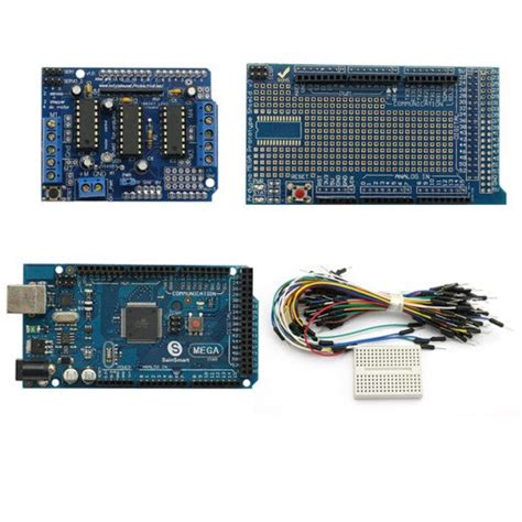 Sainsmart Mega Atmega2560 Sainsmart Sensor Shield V5iic 1602 Y G Module Display For Arduino