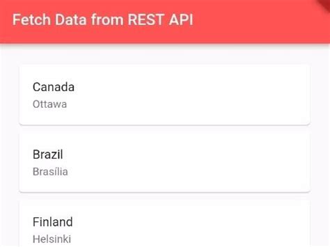 How To Fetch Data From REST API In Flutter Data Server Side