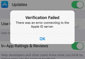 Verification Failed There Was An Error Connecting To The Apple ID Server Fix MacReports