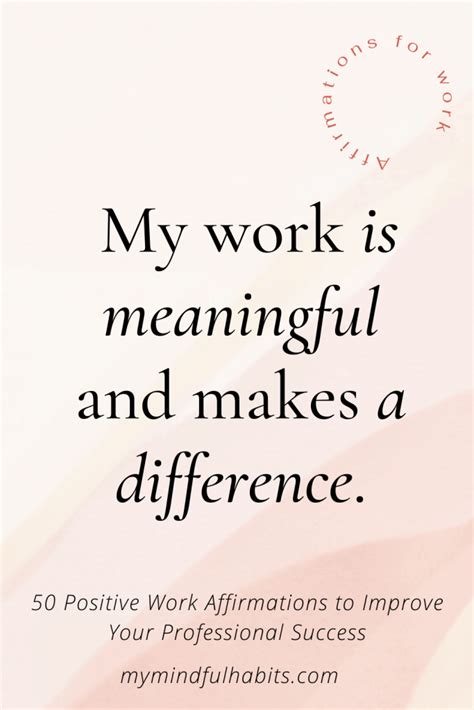 50 Positive Affirmations For Work And Professional Success In 2023