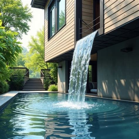 Free Modern Waterfall Home Image Waterfall Architecture Modern