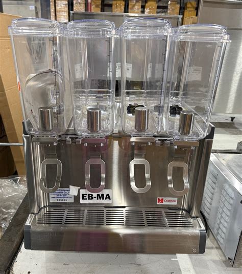 Crathco Cs 4e2d3d 16 4 Head Refrigerated Beverage Dispenser 24 Gal
