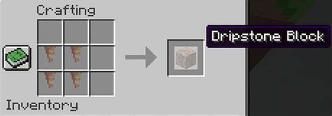 Pointed Dripstone In Mincraft